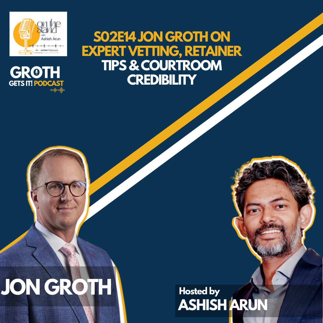 New Episode: Jon Groth Joins Ashish on On the Stand | Groth Law ...