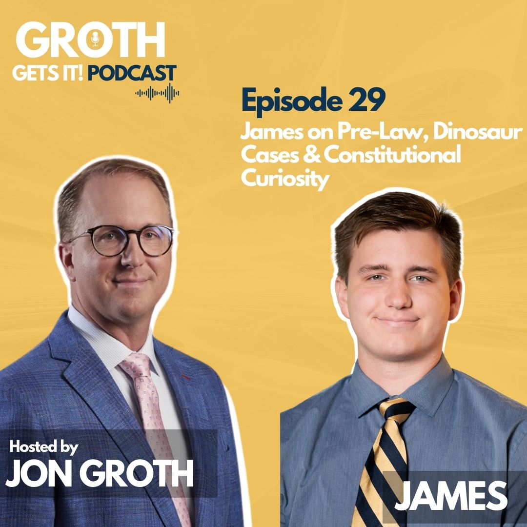 James on Pre-Law Journey, Dinosaur Cases & Constitutional Curiosity ...
