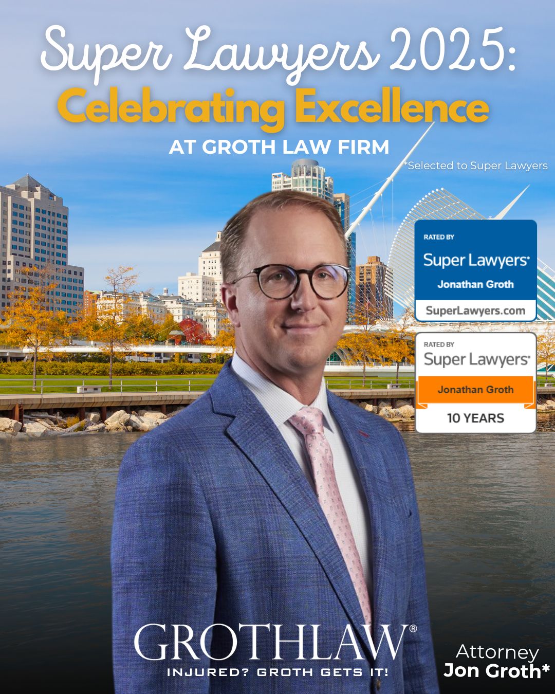 Groth Law Attorneys Recognized as 2025 Wisconsin Super Lawyers | Groth ...